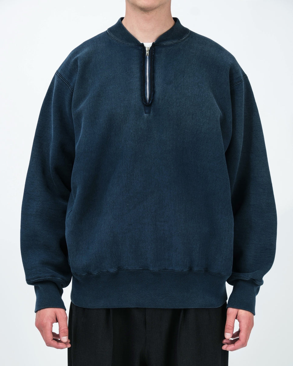 A.PRESSE VINTAGE HALF ZIP RIB COLLAR SWEATSHIRT – NCNR ONLINE STORE
