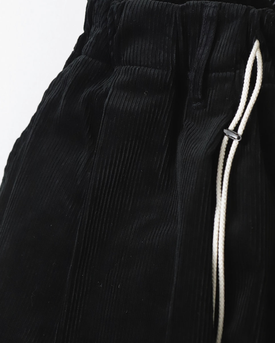 Sillage CIRCULAR PANTS CORDUROY BLACK – NCNR ONLINE STORE